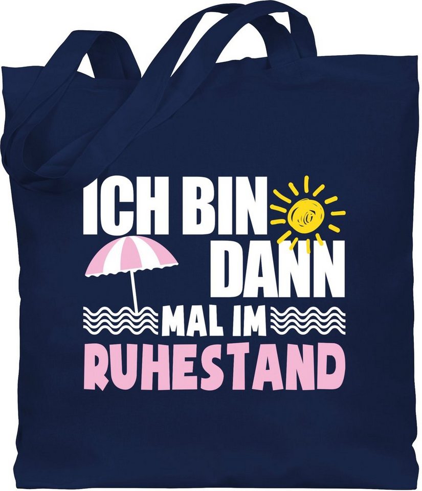Shirtracer Umhängetasche »Ich bin dann mal im Ruhestand - weiß/rosa ... Shirtracer Umhängetasche »Ich bin dann mal im Ruhestand - weiß/rosa ...